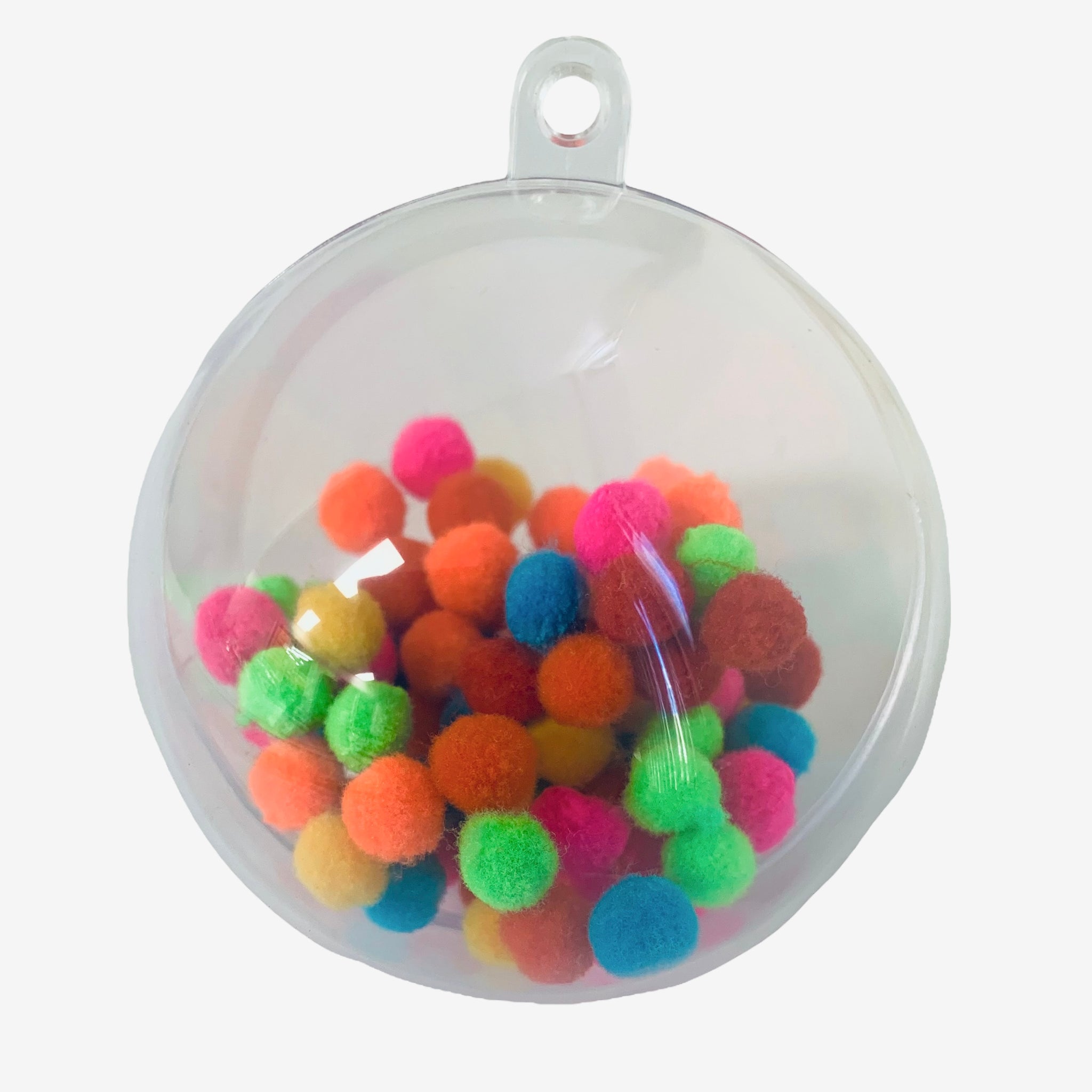 Plastic Clear Bauble - Round Shape | Craftworkz